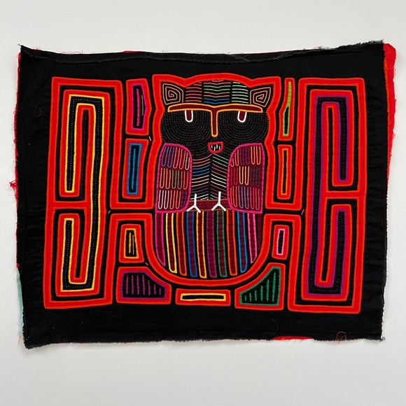 Kuna Mola | Accents | Vintage Panama Folk Art Kuna Mola Reverse Appliqu ...
